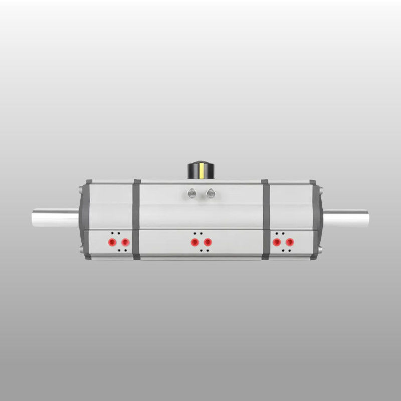 Aluminum 3 Position Pneumatic Rotary Actuator 90 Degree Pneumatic ...