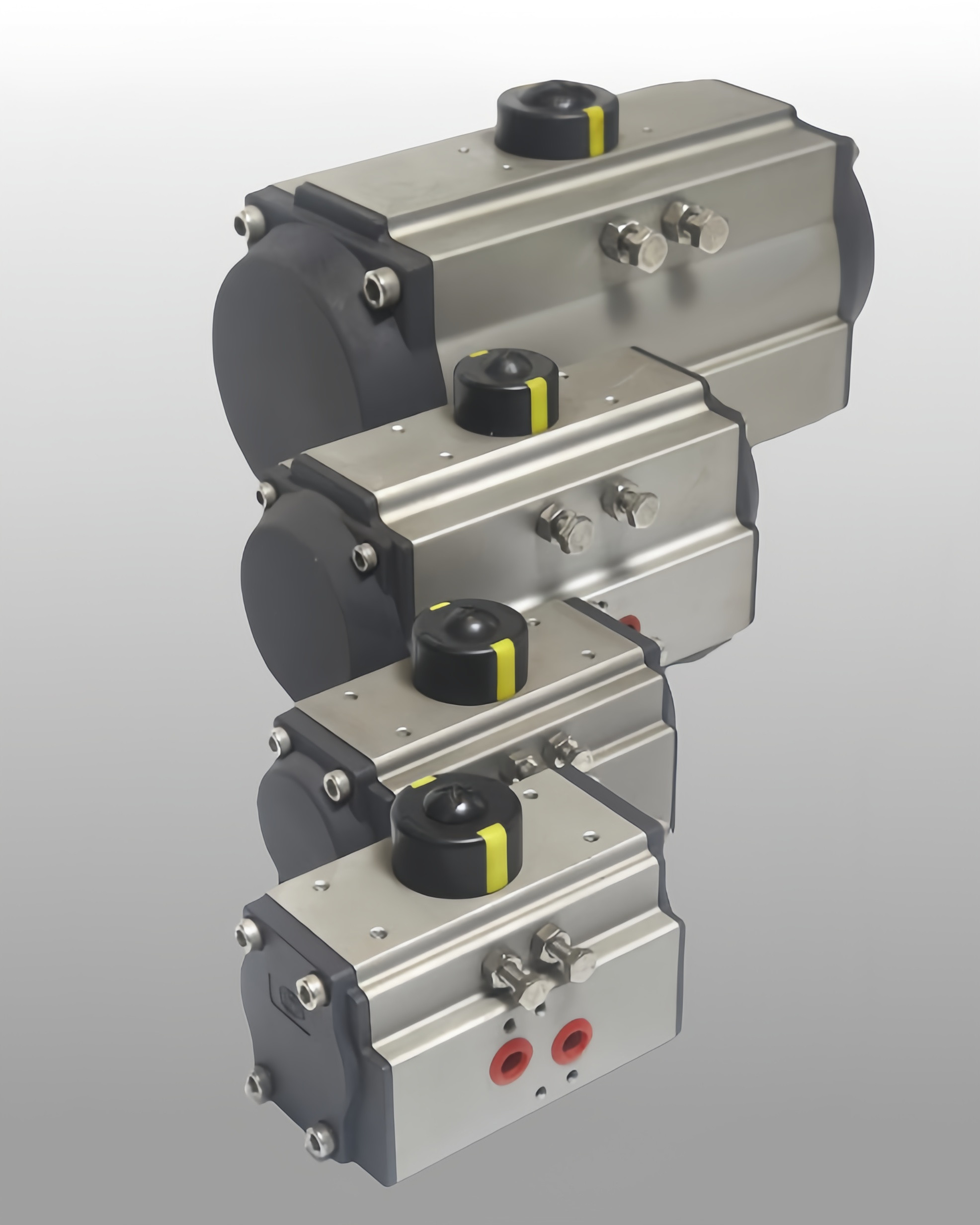 OEM Rack And Pinion Pneumatic Rotary Valve Actuator Industrial Compact ...