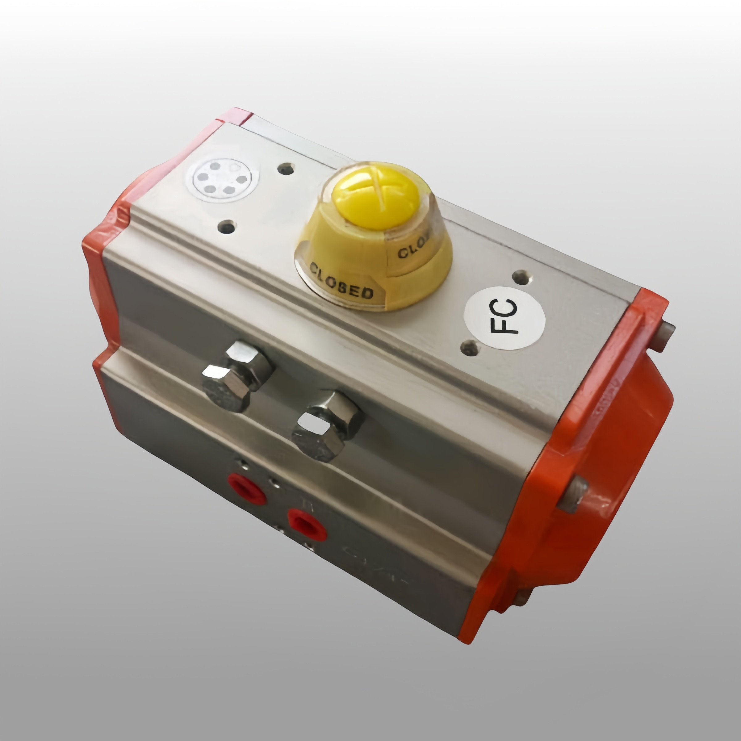 Single Action Pneumatic Valve Actuator Spring Return Simple Effect ...